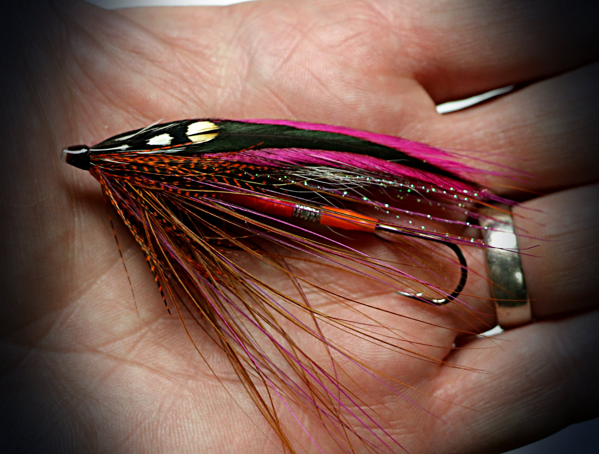 The PInk Badger Flexi Spey Tube Fly